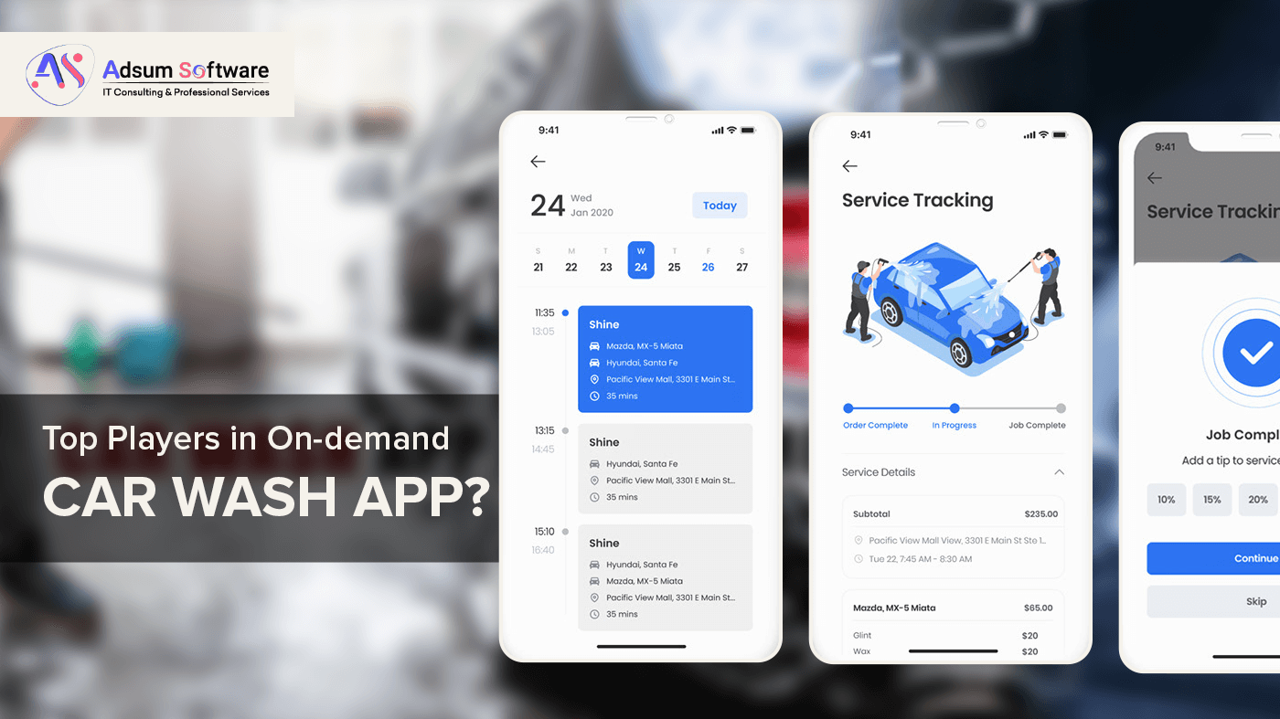 Car Wash App Development- Building an App For Car Wash Business