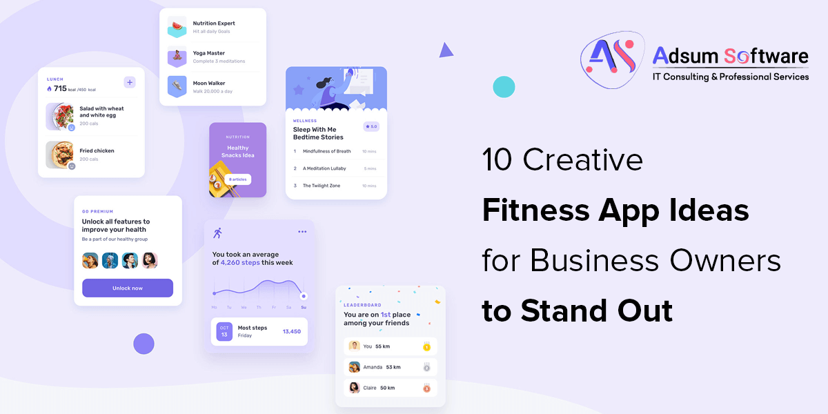 10 Creative Fitness App Ideas for Business Owners to Stand Out