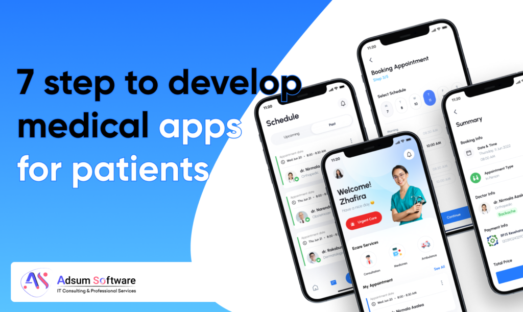 7 Step To Develop Medical Apps For Patients